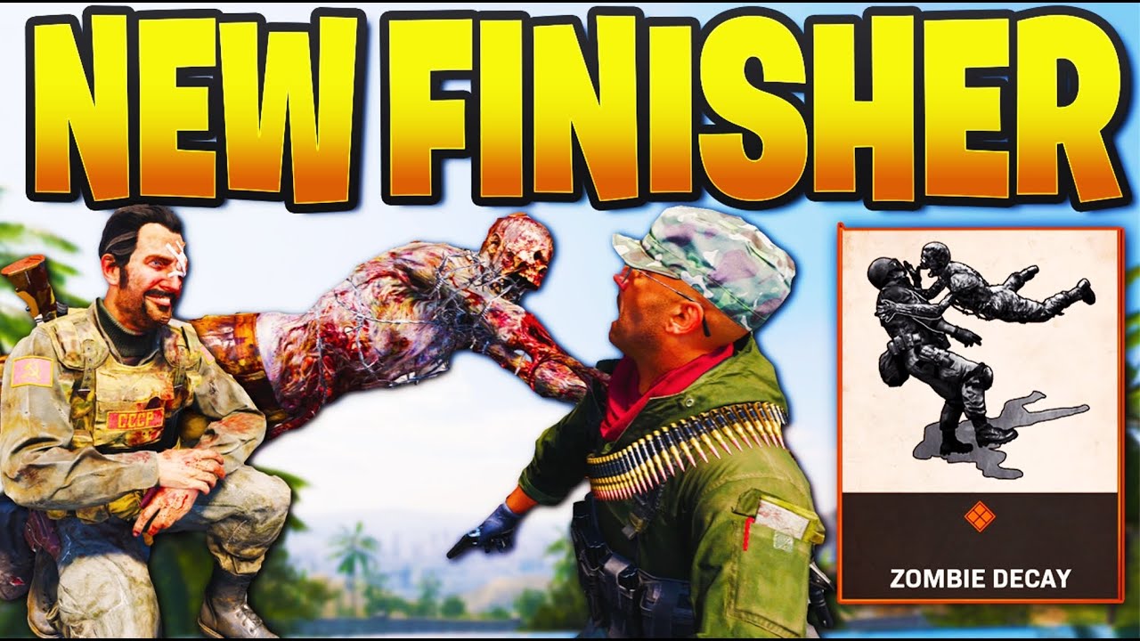 NEW ZOMBIE DECAY FINISHER MOVE SHOWCASE | (TRACER PACK WEAVER OPERATOR ...