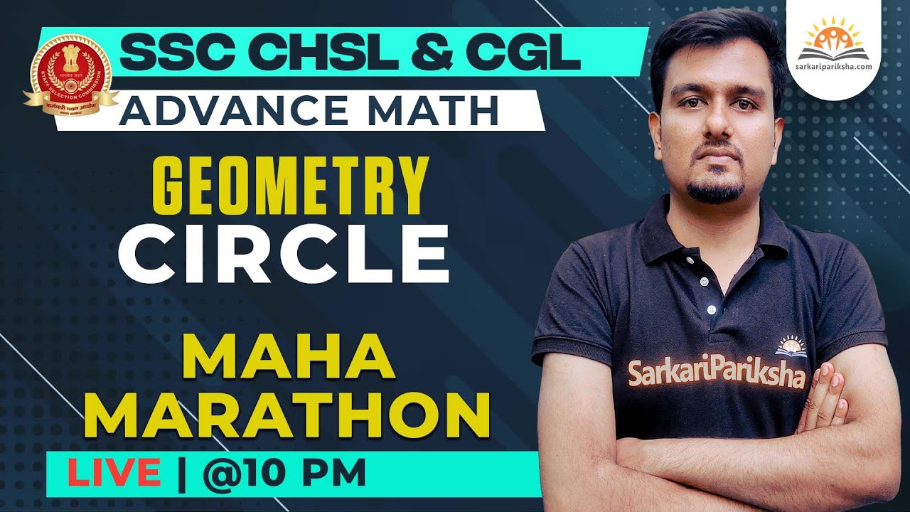 Advance Maths Marathon for SSC CHSL and CGL | Circle Marathon Class ...