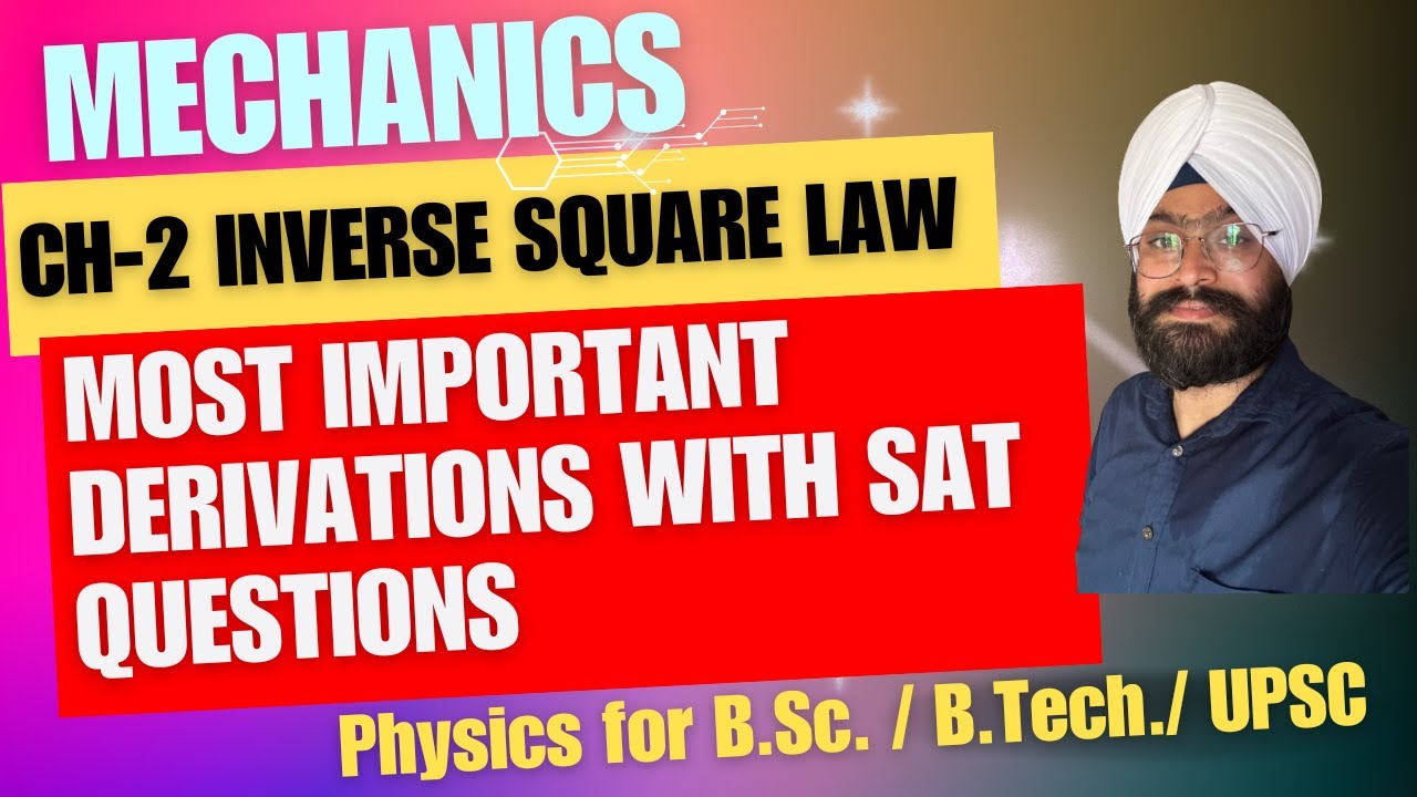Inverse Square Law | Most Important questions with SATQs | Mechanics ...
