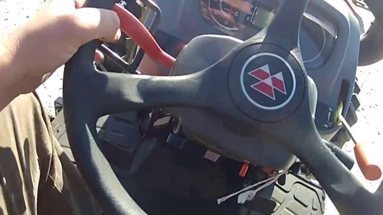 Massey Ferguson 4608 Platform Tractor - YouTube