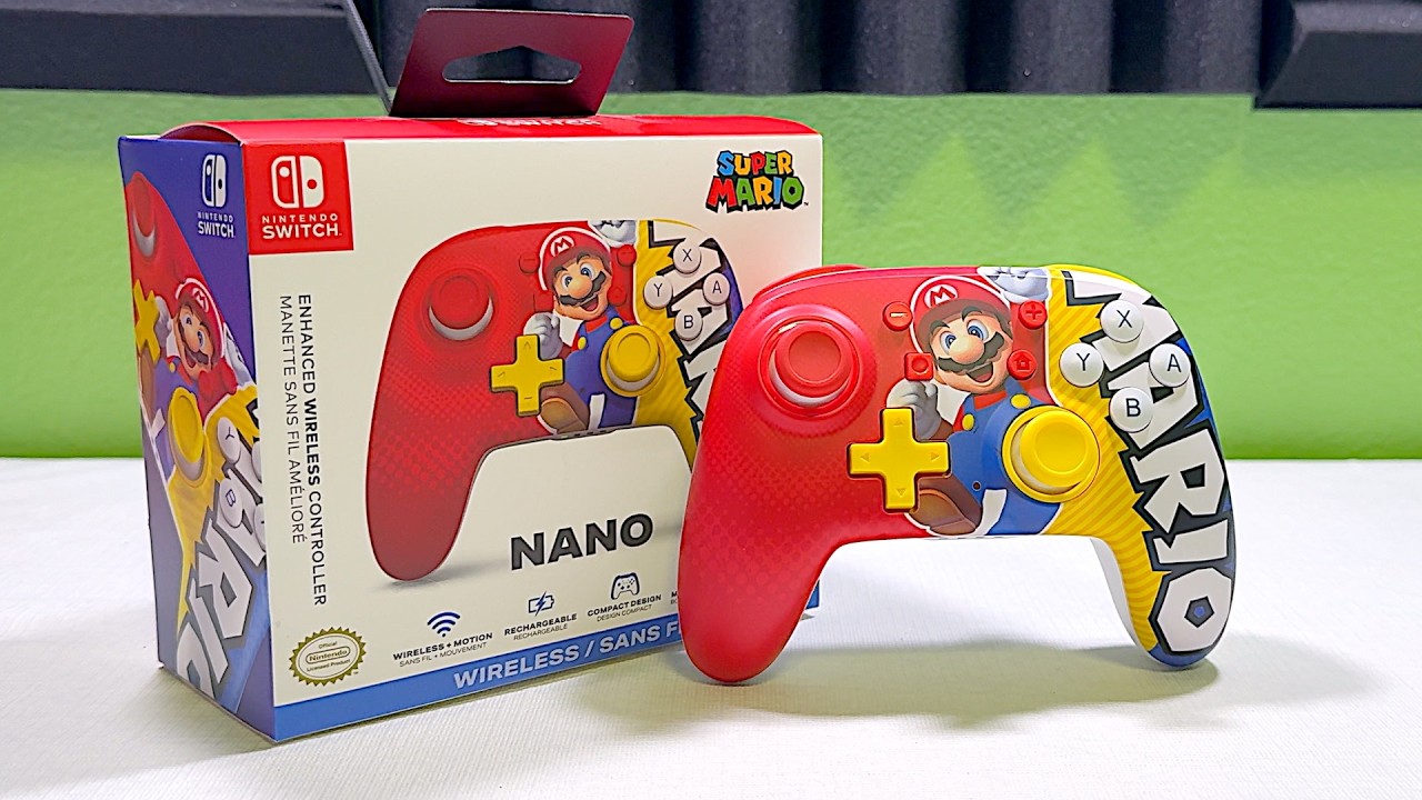 MINI CONTROLLER FOR MINI HANDS! - PowerA Nano Controller UNBOXING ...