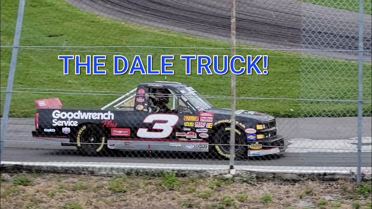 Cleetus McFarland in the Dale Truck - Freedom Factory Spectator Drags ...