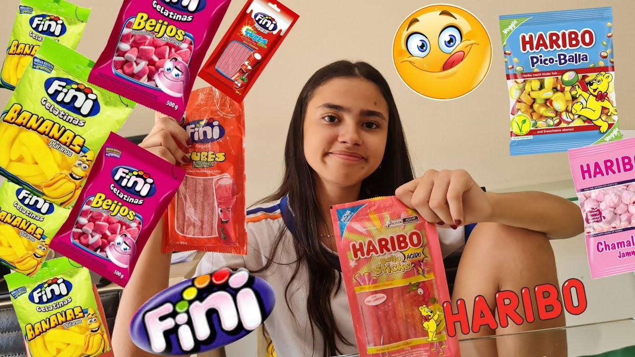 Provando e avaliando balas *Fini vs Haribo* - MARI BRITO COM VOCÊS ...
