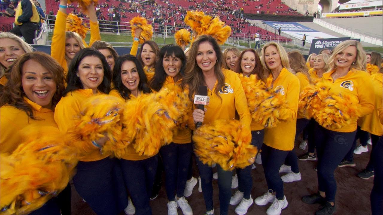 See Lisa Guerrero Cheer With the Rams Again - YouTube