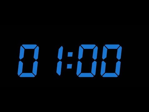 Time Counter - 1 minute - YouTube