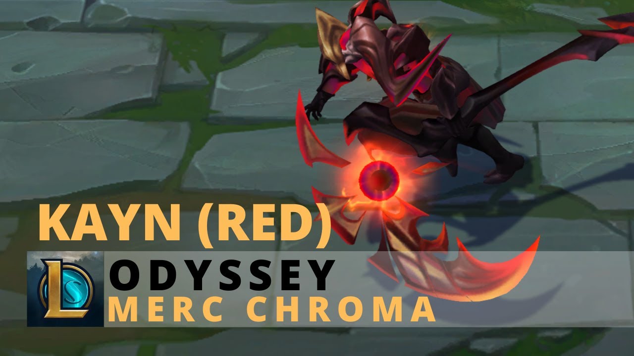 Odyssey Kayn (Red) Merc Chroma - League Of Legends - YouTube