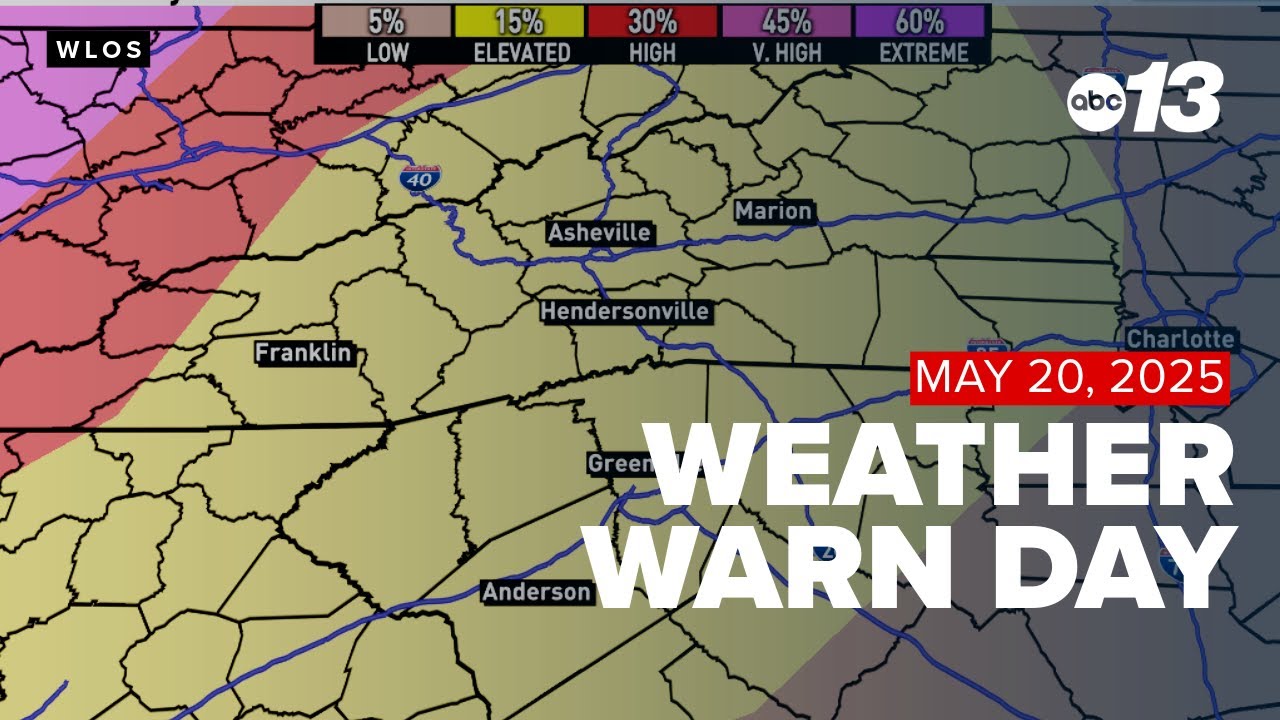 Severe weather possible in WNC overnight (May 20, 2025) - YouTube