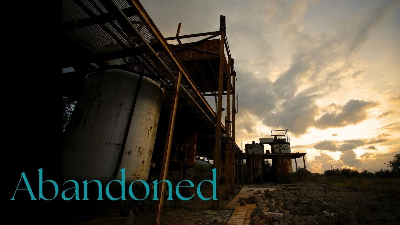 Abandoned old oil factory - YouTube