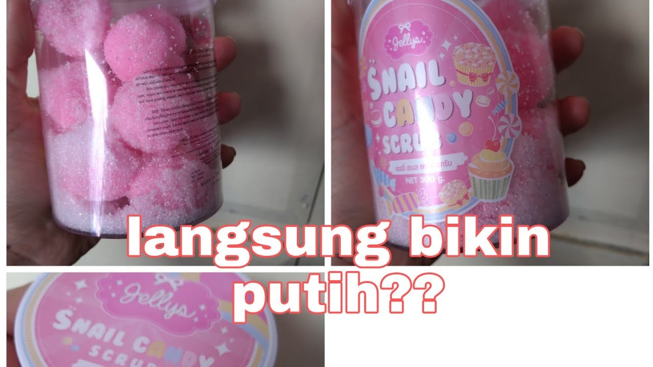 Snail Candy Scrub by Jellys Review - YouTube