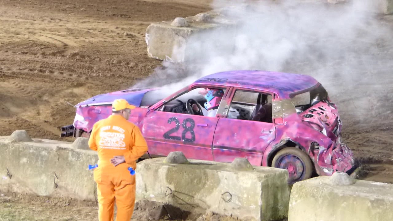 Women's Demolition Derby, Western Carolina State Fair, Aiken SC Oct 24 ...