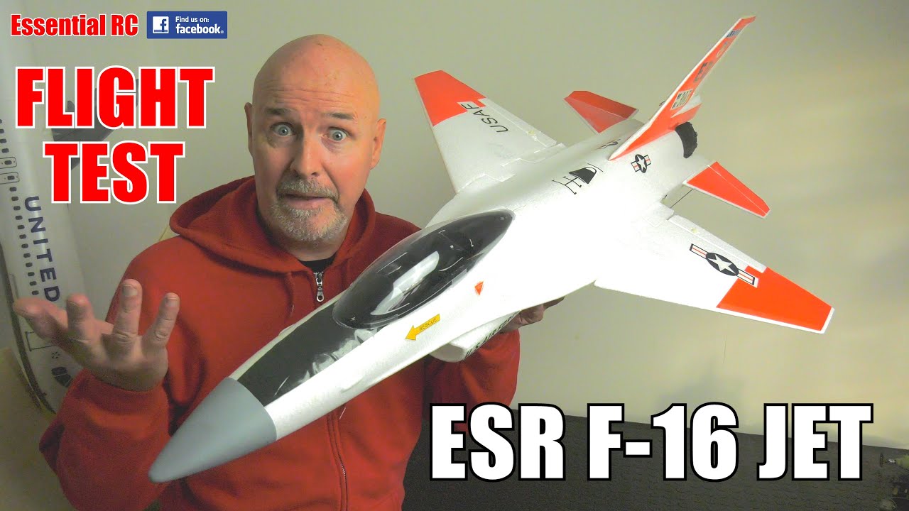 ESR F-16 EDF JET | UNBOXING and QUICK ASSEMBLY GUIDE: ESSENTIAL RC ...