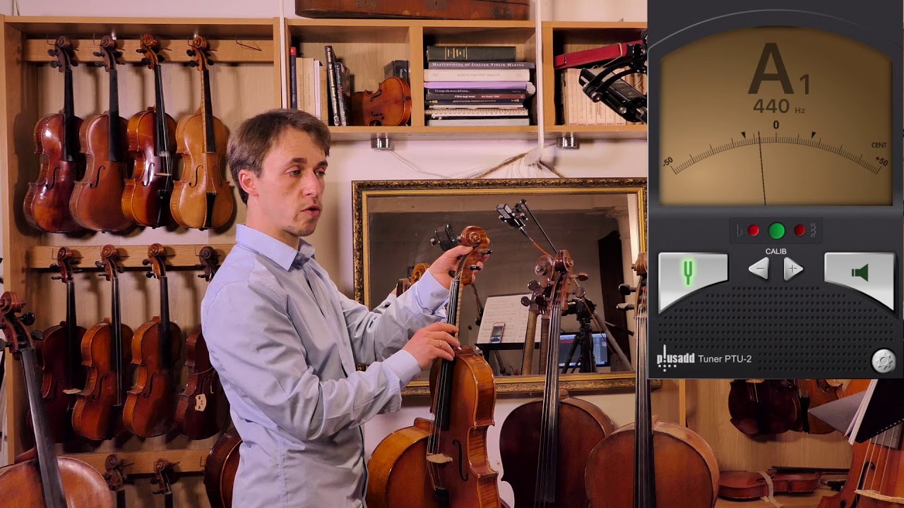 How to tune a viola - YouTube