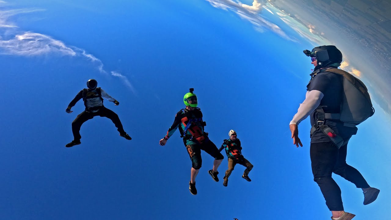 Make Skydiving Big Flat Tracks Cool Chicagoland Skydiving Center Fun ...