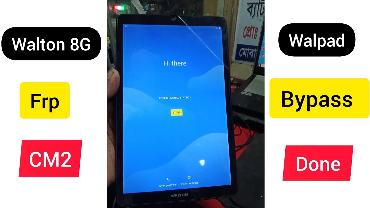 Walton Walpad 8G Frp Bypass CM2 Done। Walpad 8G Google Account Bypass ...
