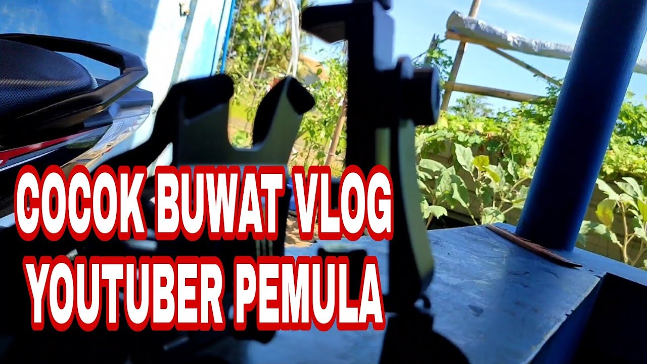 Alat buwat vlog youtube di motor - YouTube