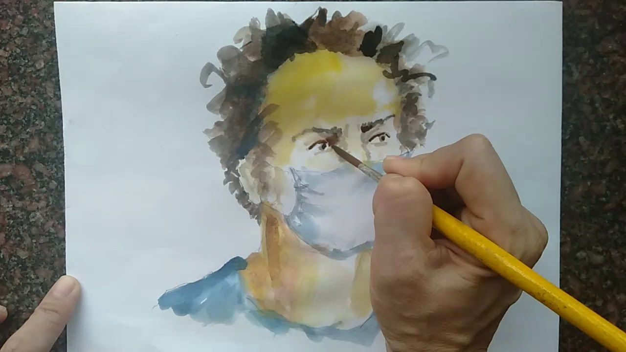 Portrait painting - YouTube