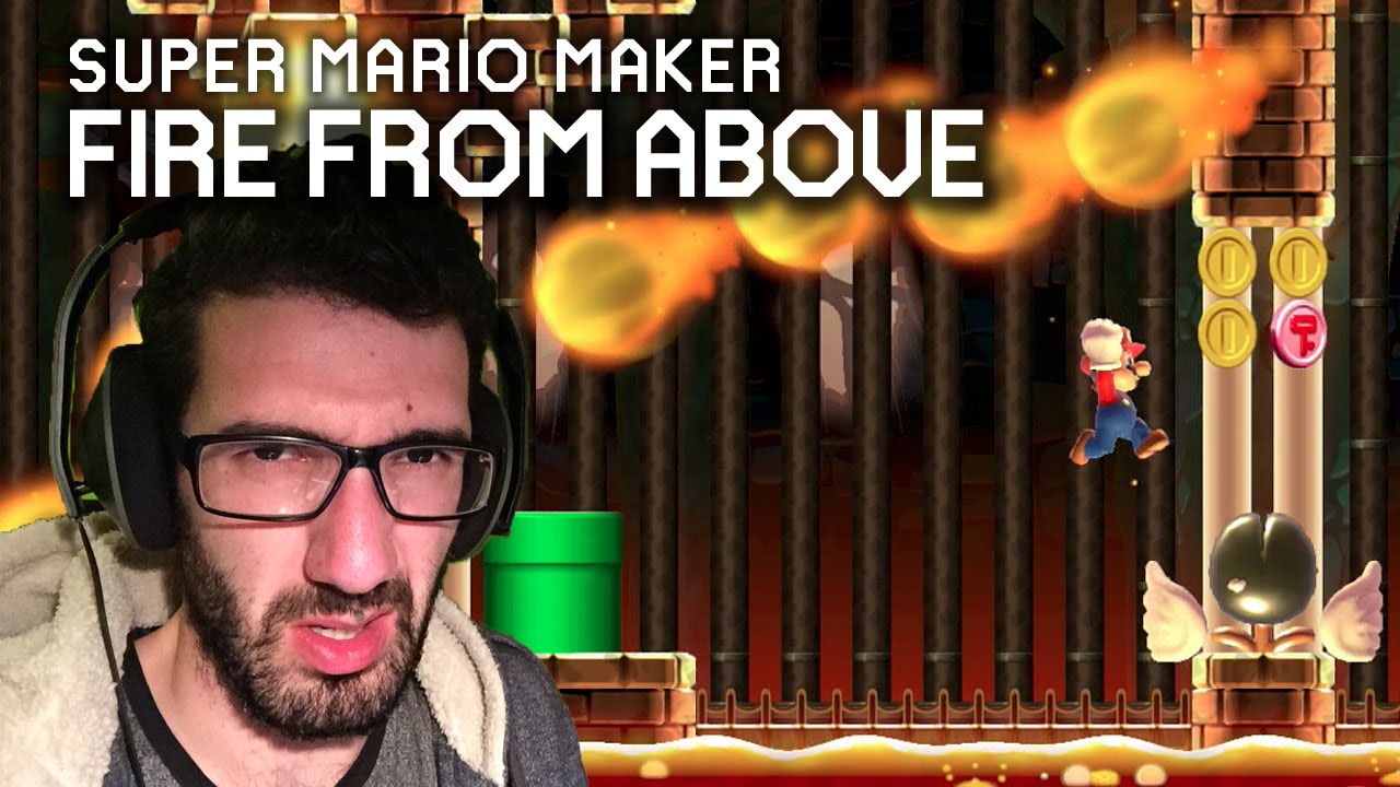 FIRE FROM ABOVE - Super Mario Maker VIEWER LEVELS #7 - YouTube