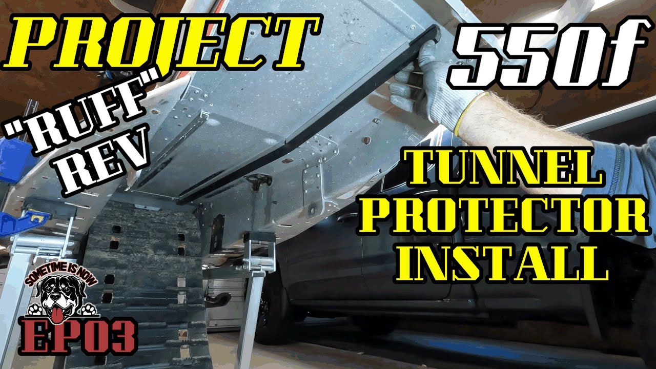 SKIDOO REV MXZ 550f EP03 | Tunnel Protector Install - YouTube