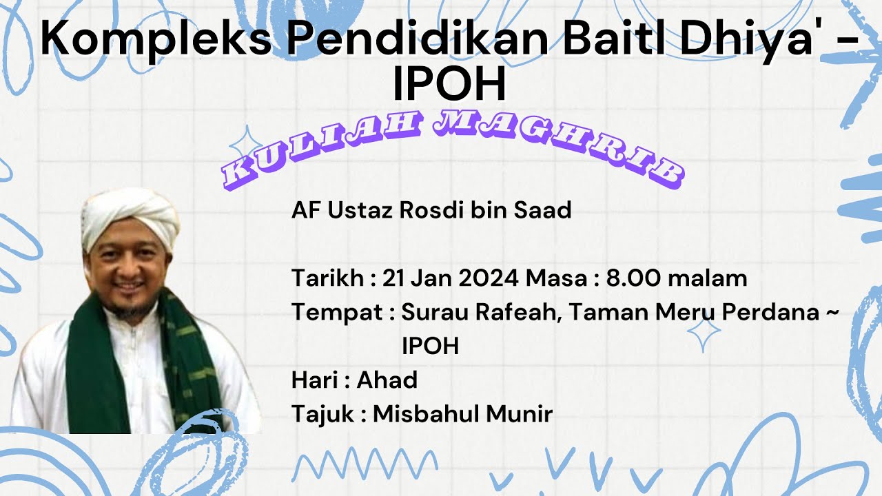 AF Ustaz Rosdi bin Saad - YouTube