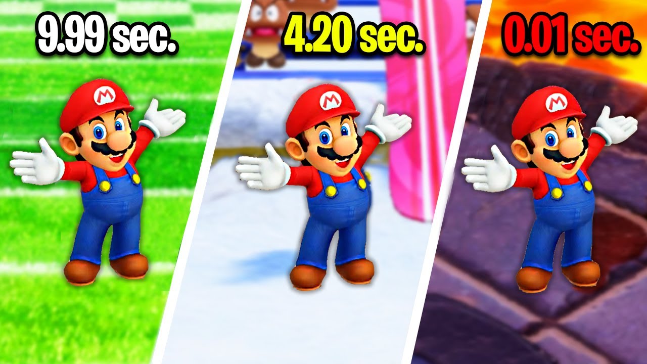 Speedrunning a minigame win in every Mario Party ever... - YouTube