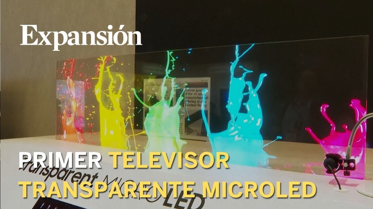 Así se ve el primer televisor transparente Microled de Samsung - YouTube