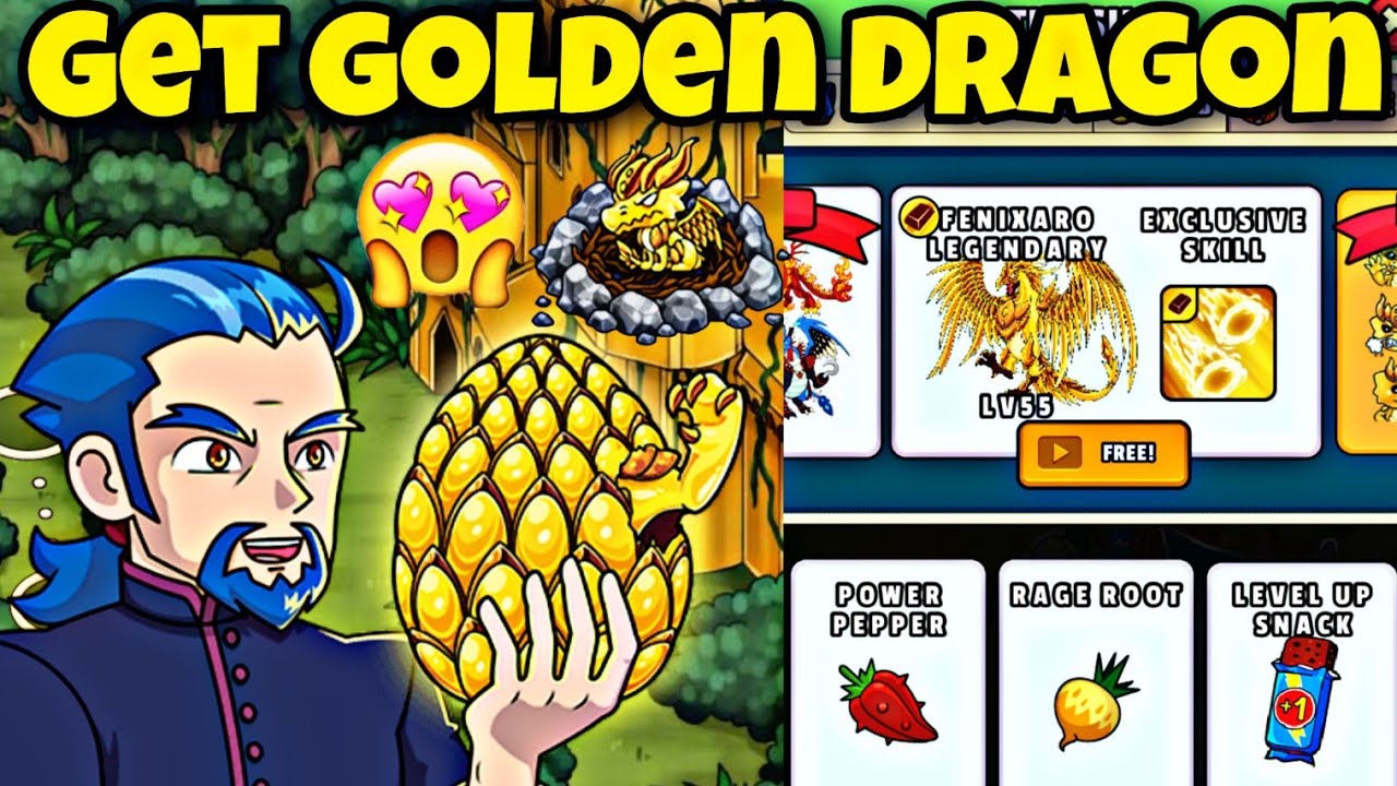 Get Golden dragon egg for free 😍 in dynamons world| dynamons world new ...