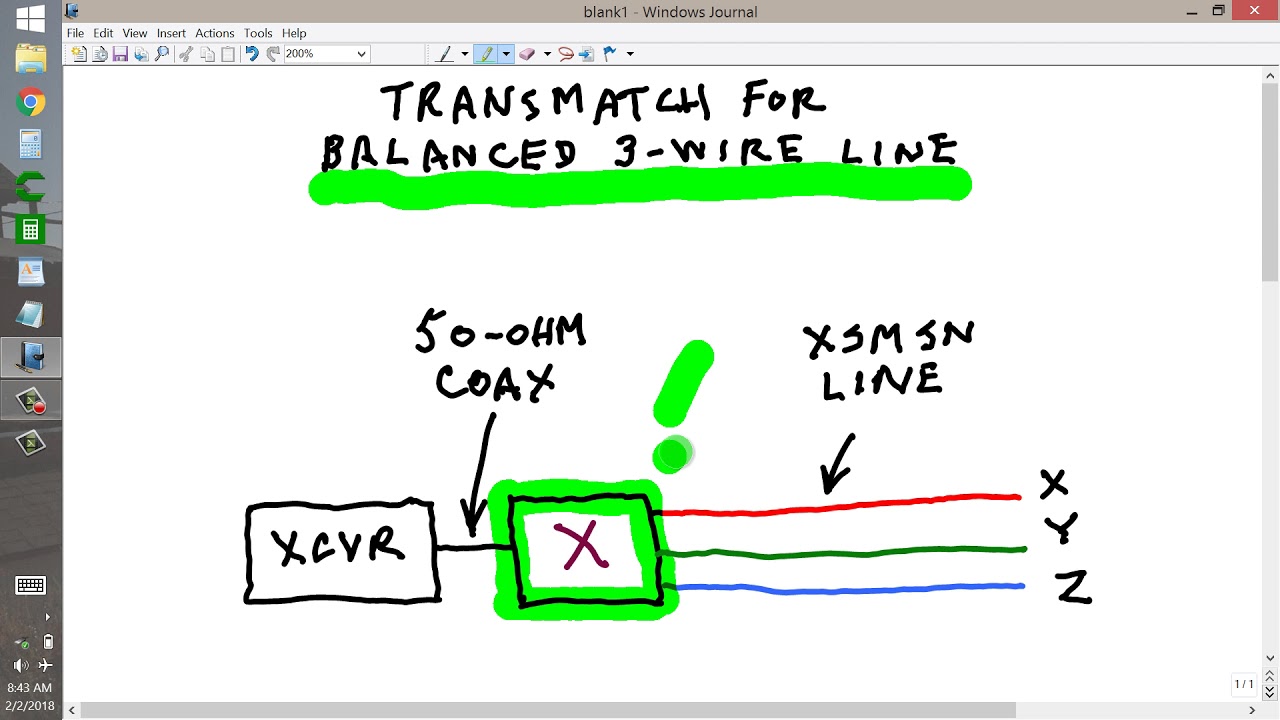 Transmatch for Balanced 3-wire Line - YouTube