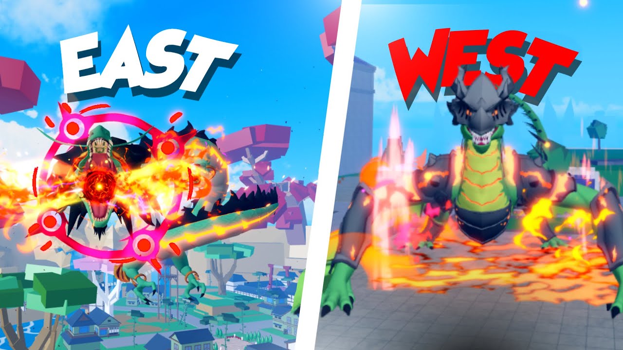 J'OBTIENS LES DEUX DRAGONS REWORK DE BLOX FRUITS (EAST VS WEST) - YouTube