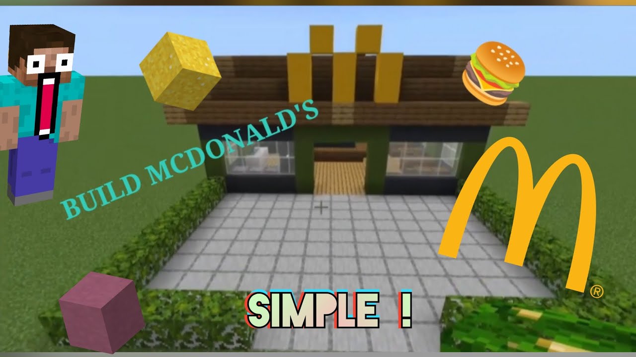 Mc Donald Minecraft Tuto🍔 - YouTube