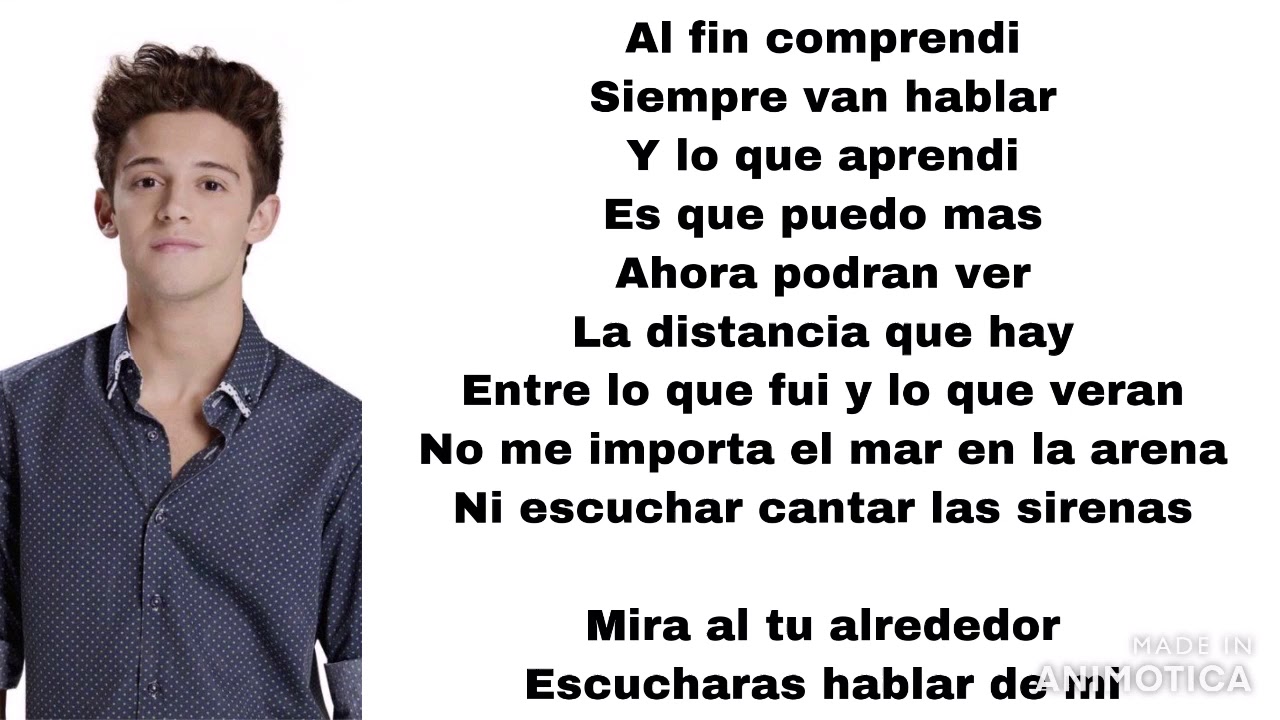 Soy Luna - Nada Ni Nadie (letra) - YouTube Music