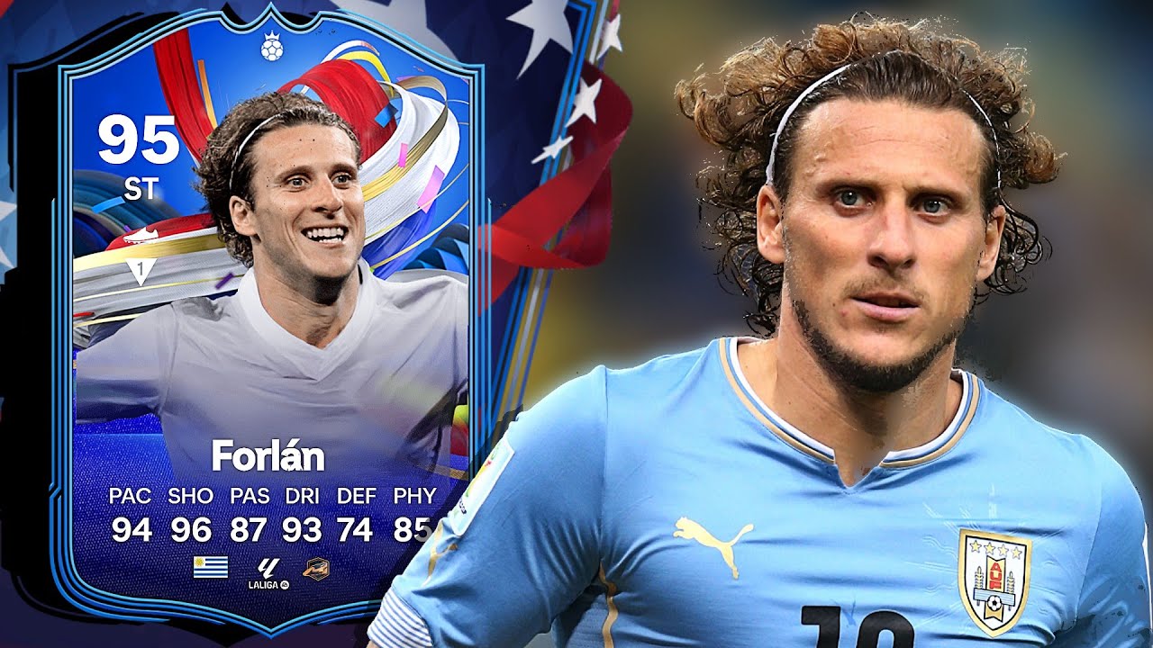 95 FORLAN GREATS OF THE GAME PLAYER REVIEW FC 24 - YouTube