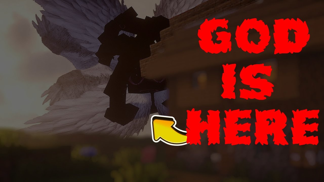 HE ALWAYS WATCHING YOU ! | GOD MOD MINECRAFT - YouTube