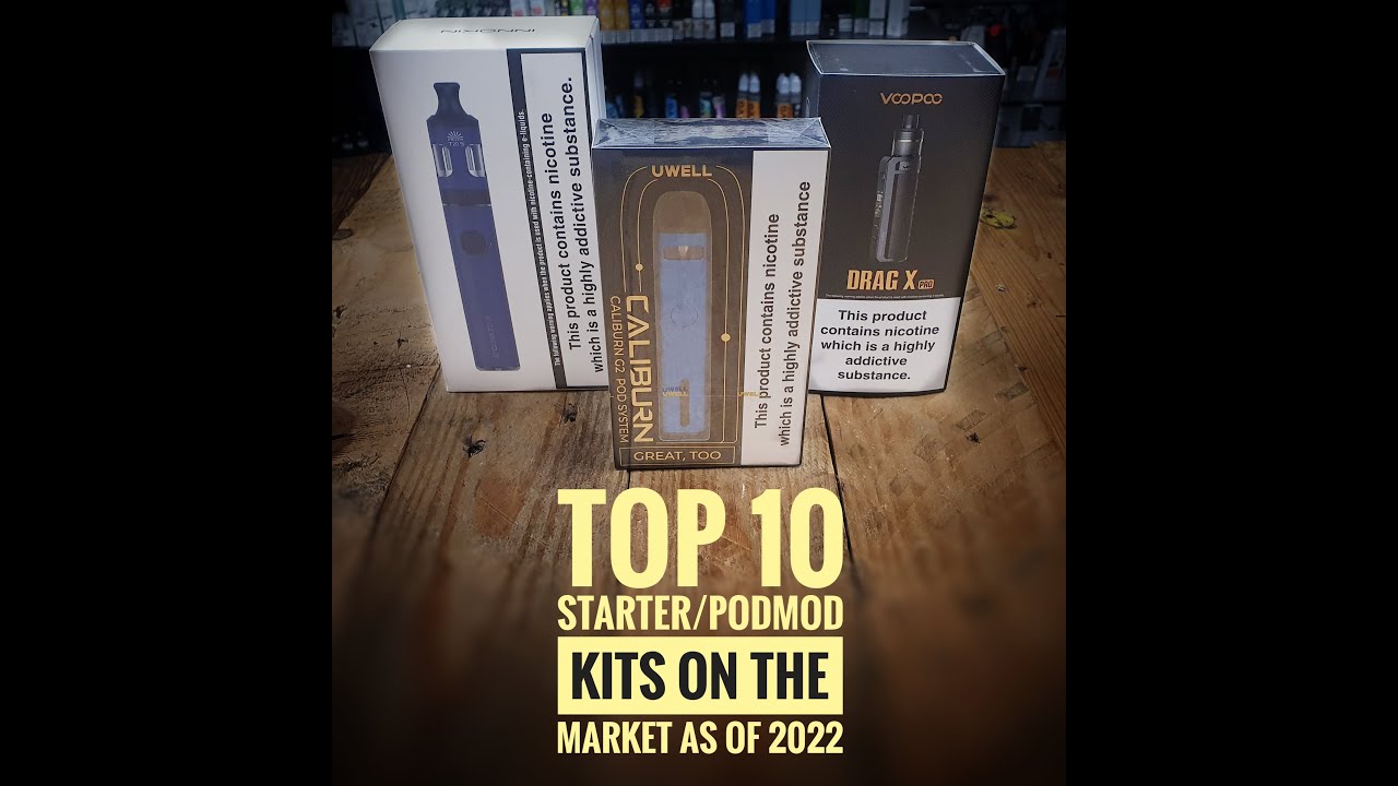 10 OF THE BEST VAPE STARTER / POD MOD KITS OF 2022 SO FAR - YouTube