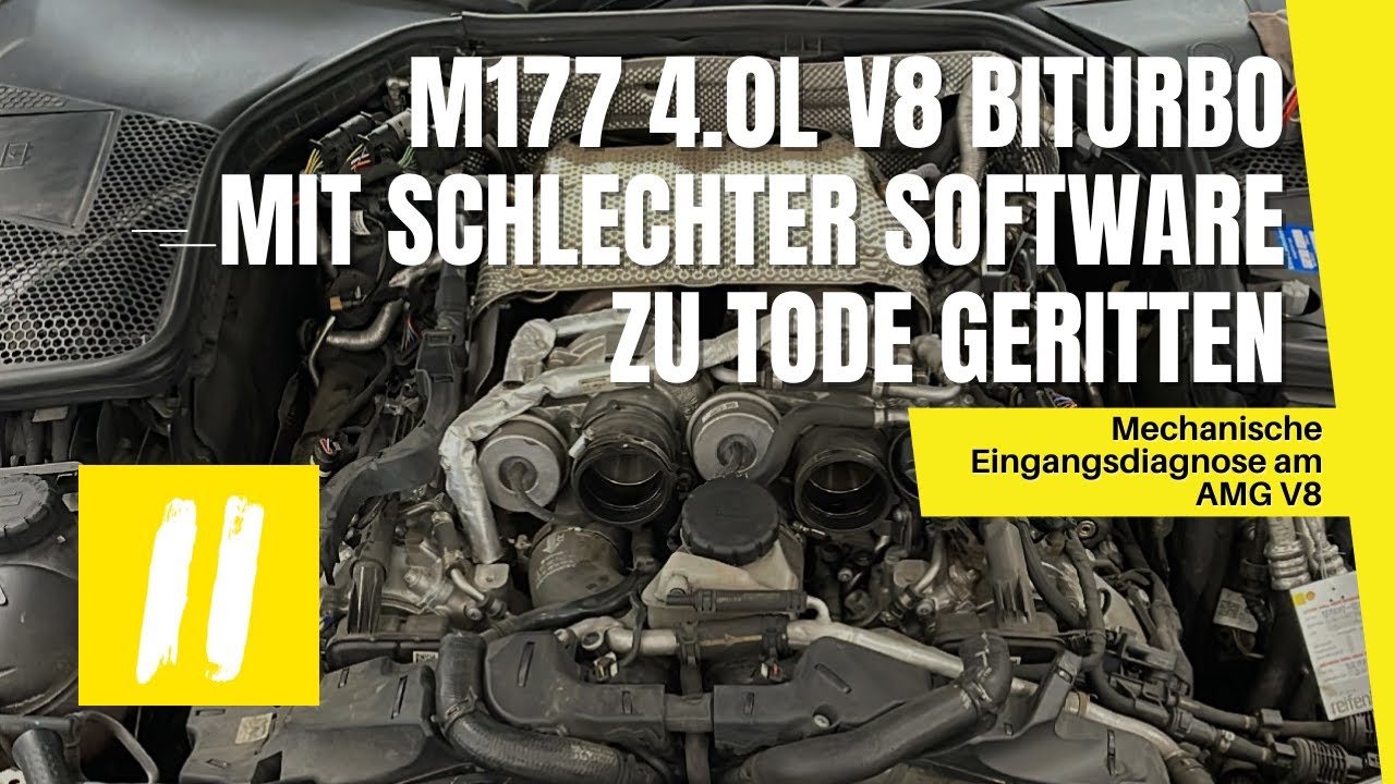 M177 AMG 4.0l V8 tot geritten nach 120.000km - YouTube