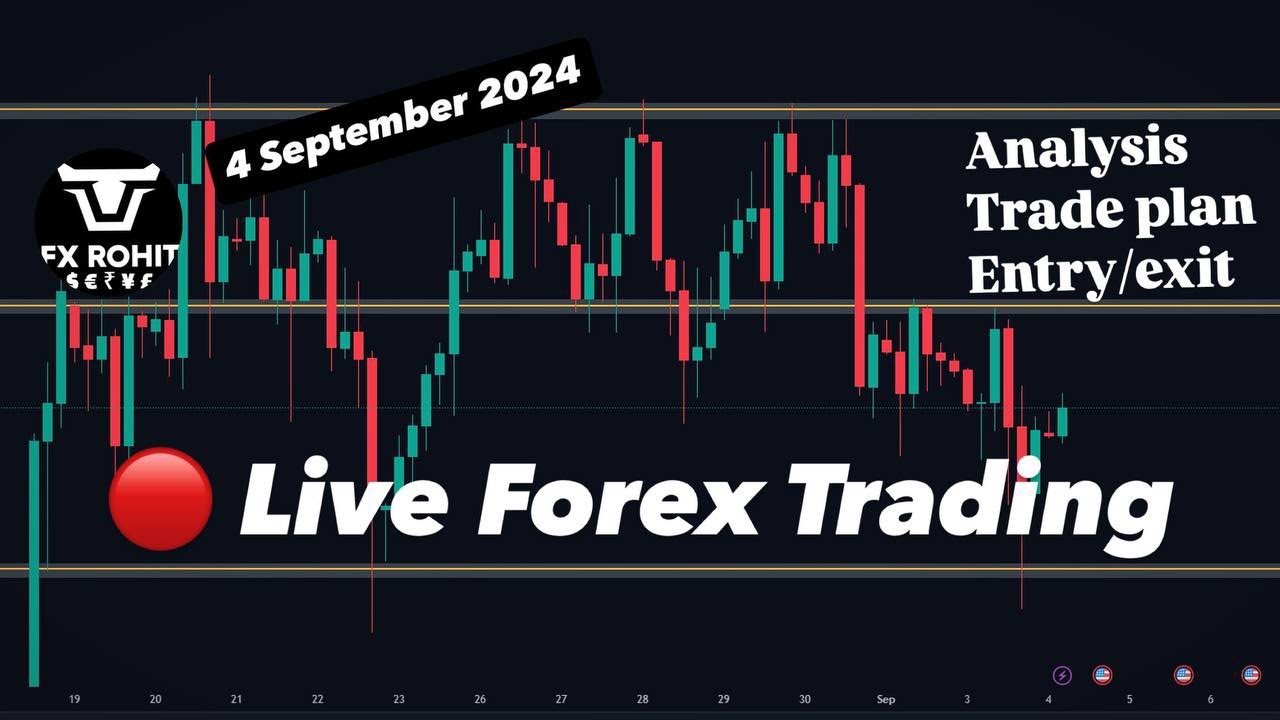 🔴 LIVE FOREX TRADING | XAUUSD | 4 September 2024 Rohit #livetradingforex #forextrader #xauusd ...