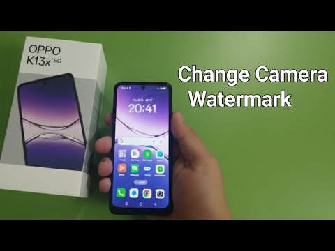 OPPO K13x 5G: How to change camera watermark - YouTube