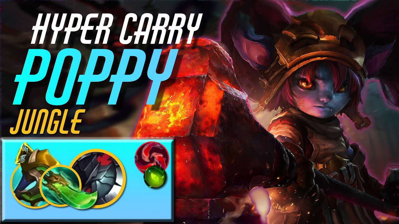 S13 Poppy Jungle DOMINATES games with this INSANE build | #loljungle # ...