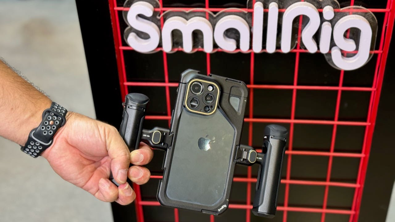 SmallRig Mobile Video Cage for iPhone 15 Pro Max First Look - YouTube