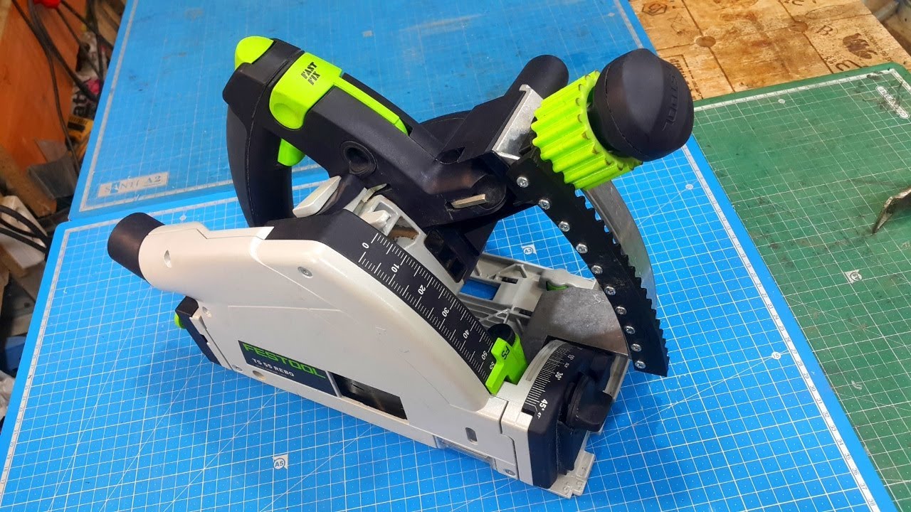 Mirock Gear Lift for Festool TS55 - YouTube