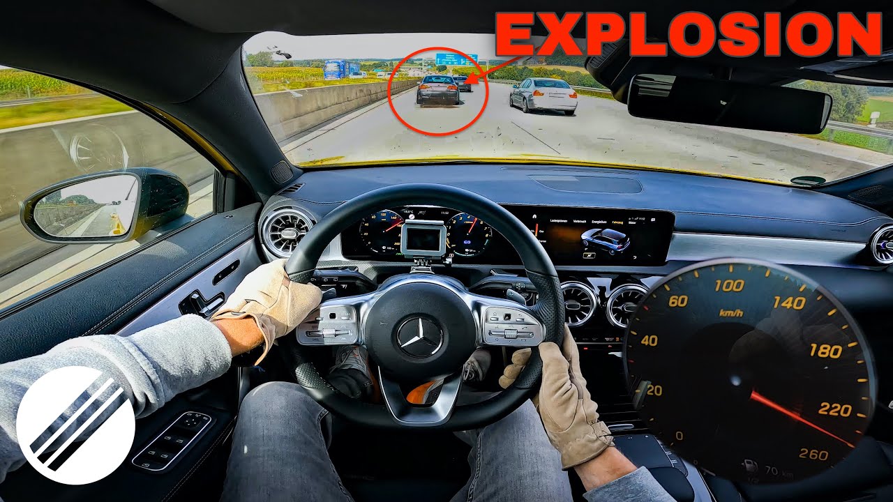 2021 Mercedes-Benz A-Class A250e TOP SPEED DRIVE ON GERMAN AUTOBAHN 🏎 ...