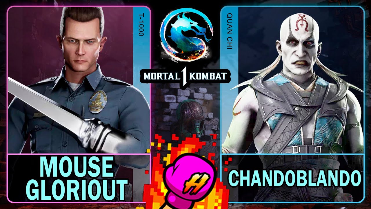 MK1 Mouse Gloriout (T-1000) VS Chandoblando (QUAN CHI)🥊Mortal Kombat 1🥊 ...