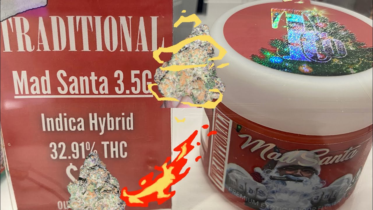 KUSHMAS REVIEW FT-. Traditional CO. strain MAD SANTA!?!?!?🎅😶‍🌫️🔥 - YouTube