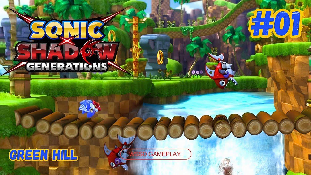 INÍCIO DE GAMEPLAY: INSANO SONIC MODERNO DESTRÓI A GREEN HILL NO SONIC ...