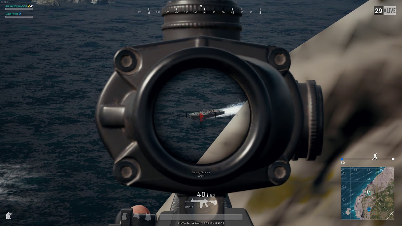 FPP- M4 silencer boat headshot kill - YouTube