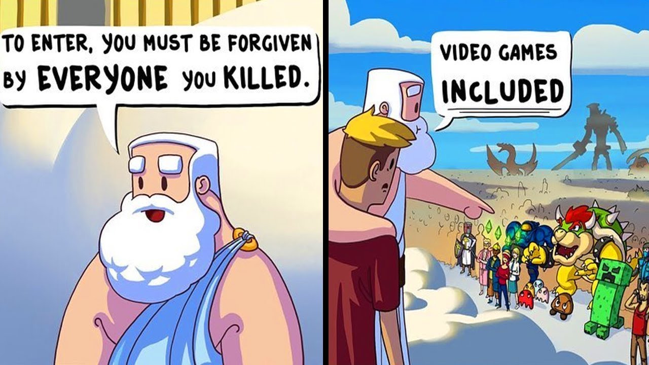Funny Comics Showing Gods Struggling With Everyday Problems | Trending ...
