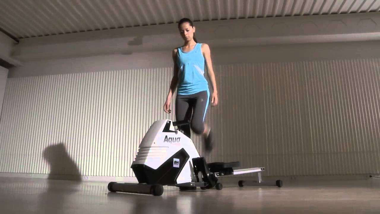 Wioślarz R309 Aquo Program BH Fitness - YouTube