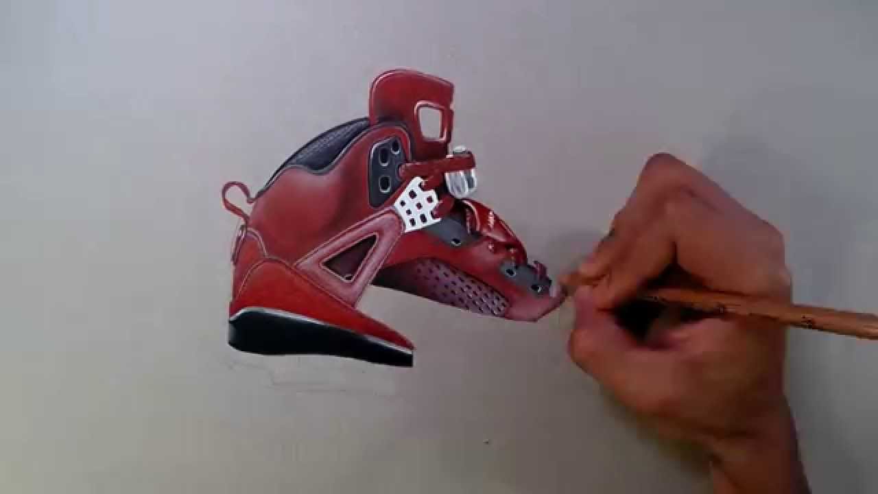 LNAPRK - Jordan Spizike iD Drawing - YouTube