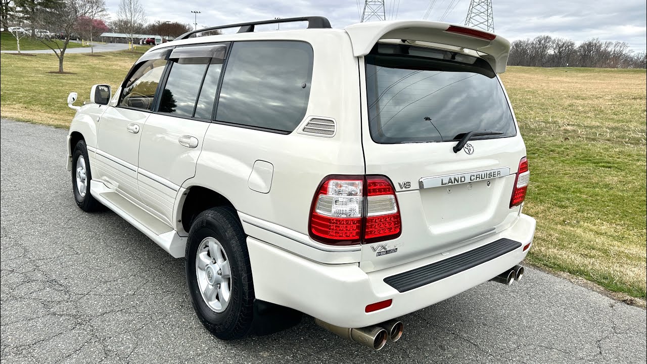 1998 Toyota Land Cruiser UZJ100 VX Limited - JDM - Driving Video - YouTube