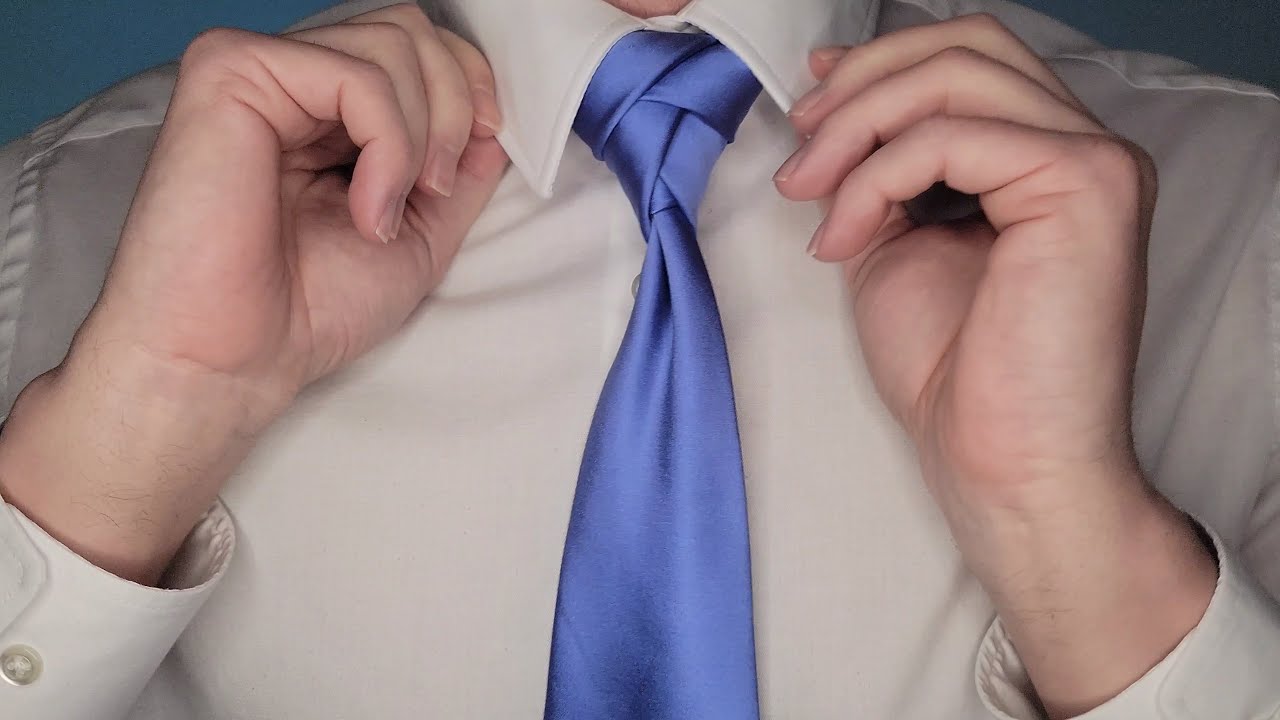 Fancy Tie Knot For Weddings | The Eldredge Knot | Mirrored Slow ...