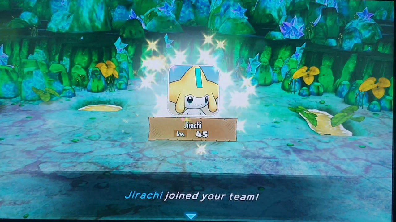 Recruiting Jirachi in Wish Cave (Pokémon Mystery Dungeon Rescue Team DX ...